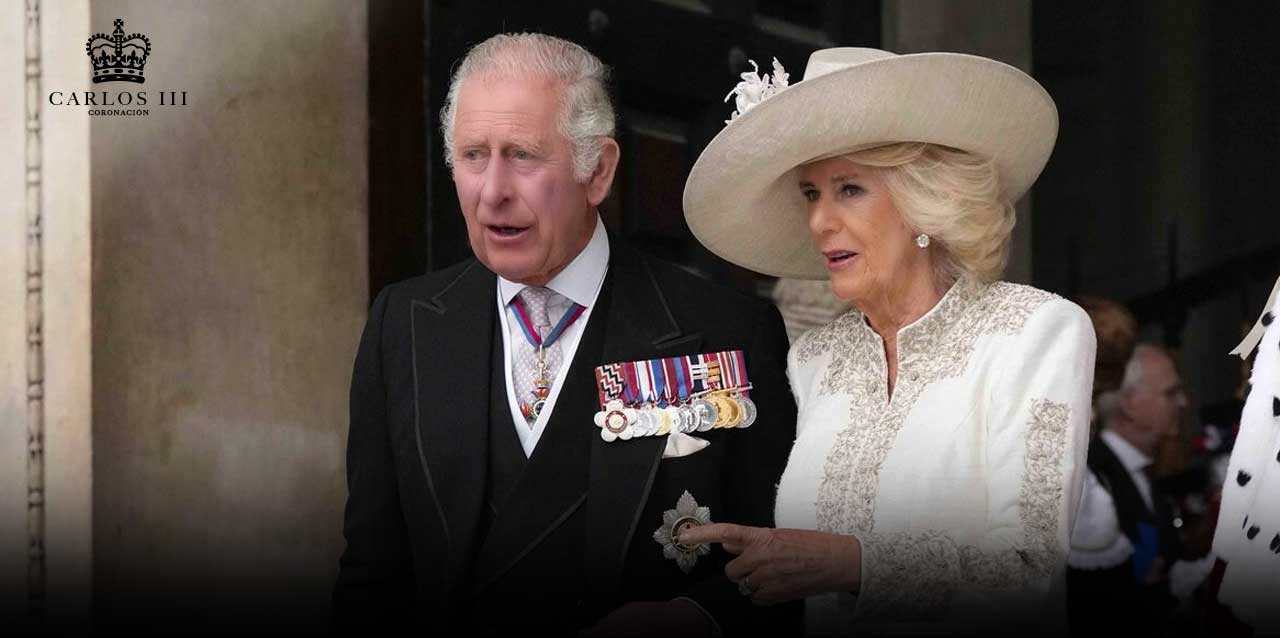 ¿Qué coronas llevarán el rey Carlos III y la reina consorte Camila?